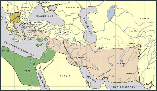 Hellenistic Empire Map